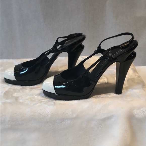 CHANEL | Shoes | Chanel Spectator Slingback Pumps 37 | Poshmark